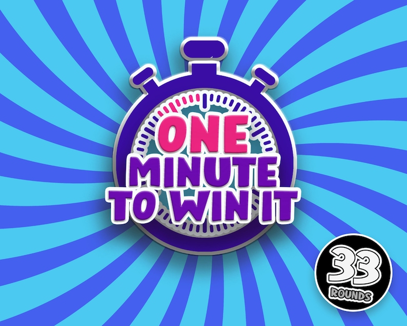 One Minute to Win It | Party Game | Game Night | Powerpoint Game | Zoom ...