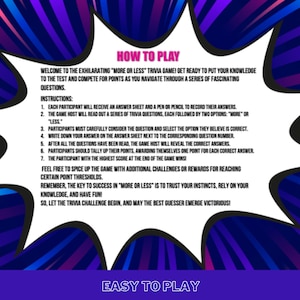 More or Less | Powerpoint Game | Pub Quiz | Party Game | Family Game ...