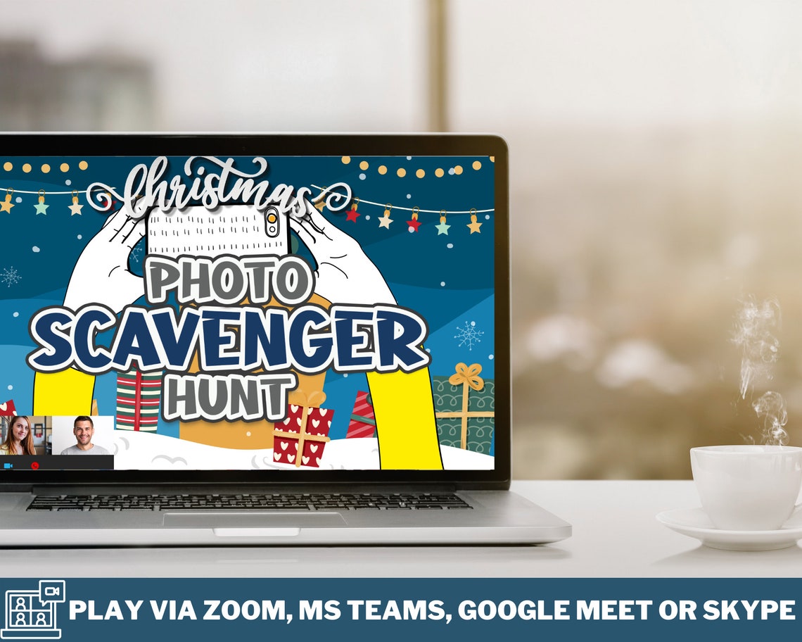 Photo Scavenger Hunt CHRISTMAS Powerpoint Game Party Game Family Party ...