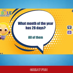 Riddle Quiz – 30 Riddles and Brain Teaser | Powerpoint Game | Game for ...