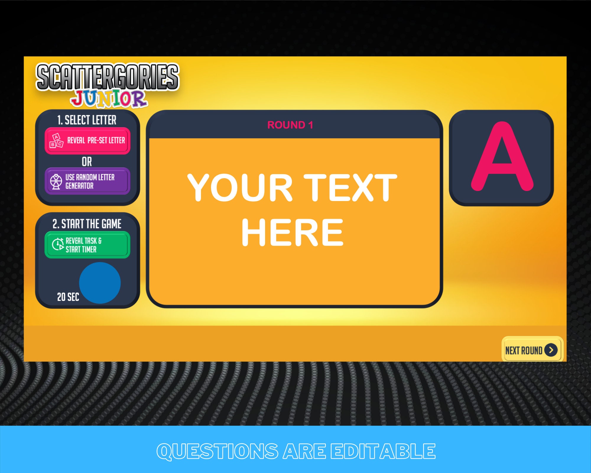Scattergories JUNIOR Game | Powerpoint Game | Party Game | Family Party ...