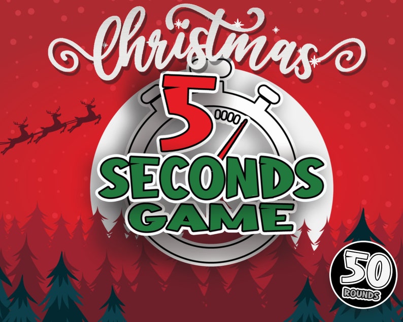 5 Seconds CHRISTMAS | 5 Second Rule Game | Powerpoint Game | Family ...