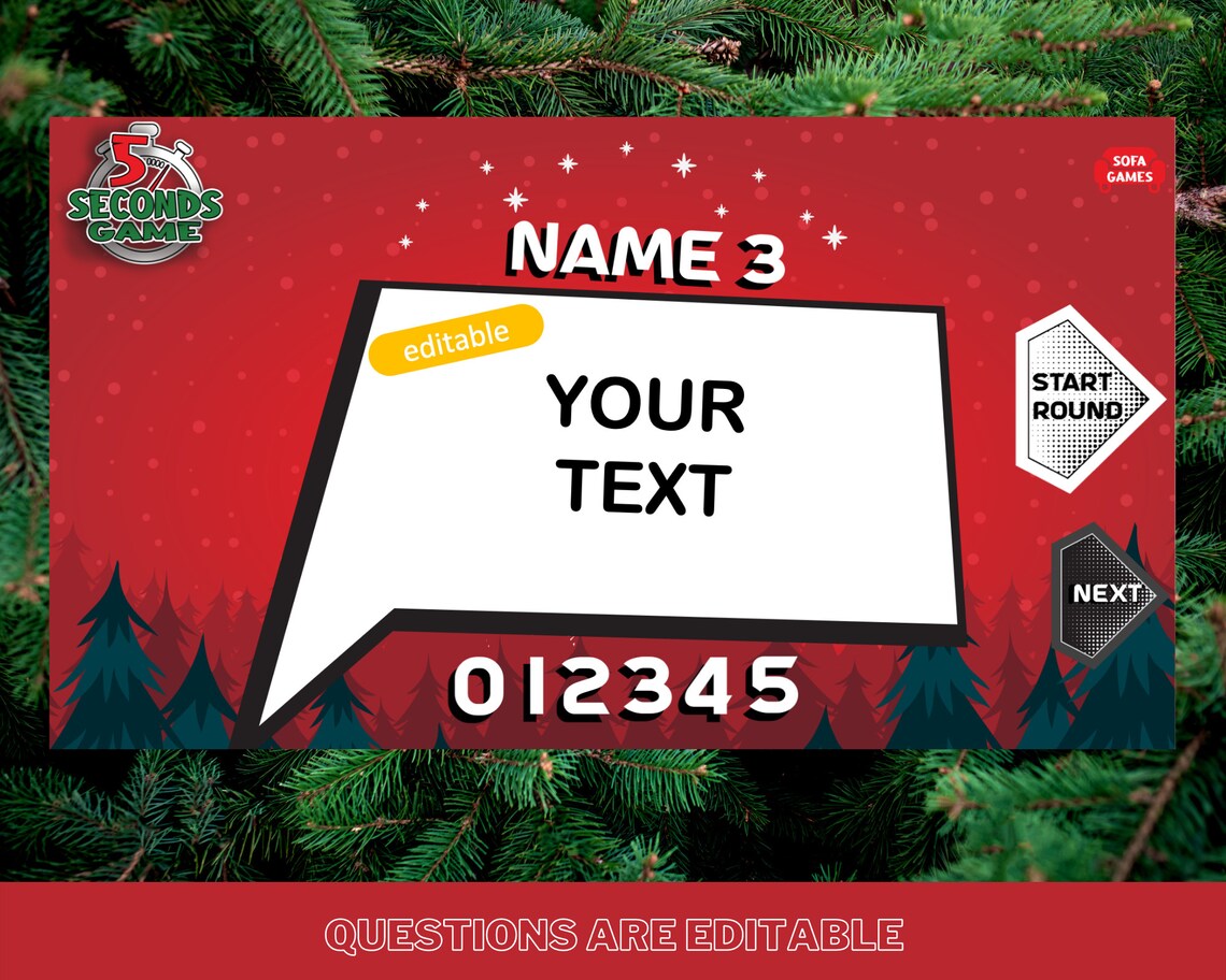 5 Seconds CHRISTMAS | 5 Second Rule Game | Powerpoint Game | Family ...