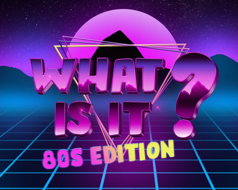 What is It 80s Edition | Picture Game | Powerpoint Game | Party Game ...