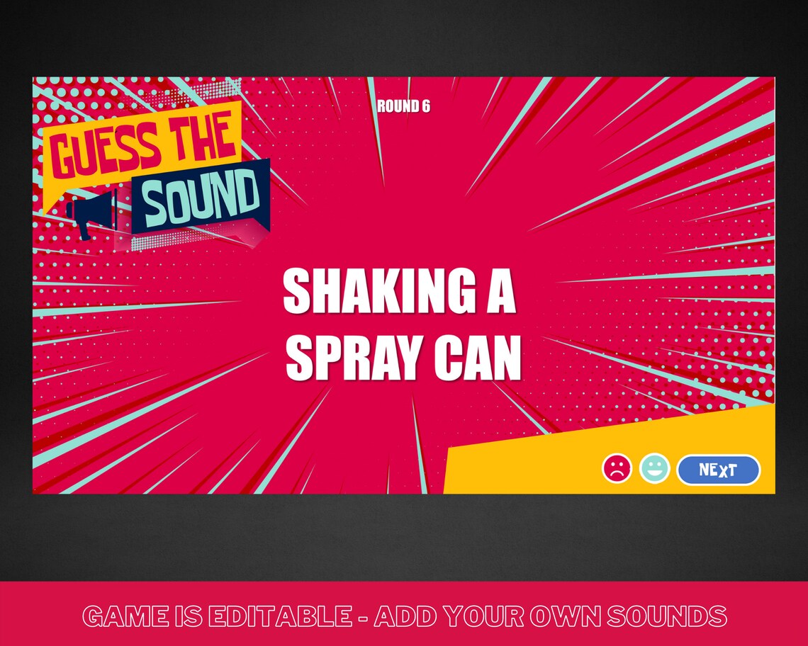 Guess the Sound ORIGINAL Powerpoint Game Sound Quiz | Etsy