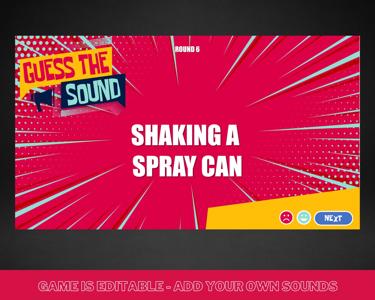 Guess the Sound ORIGINAL Powerpoint Game Sound Quiz Sound Game Party ...