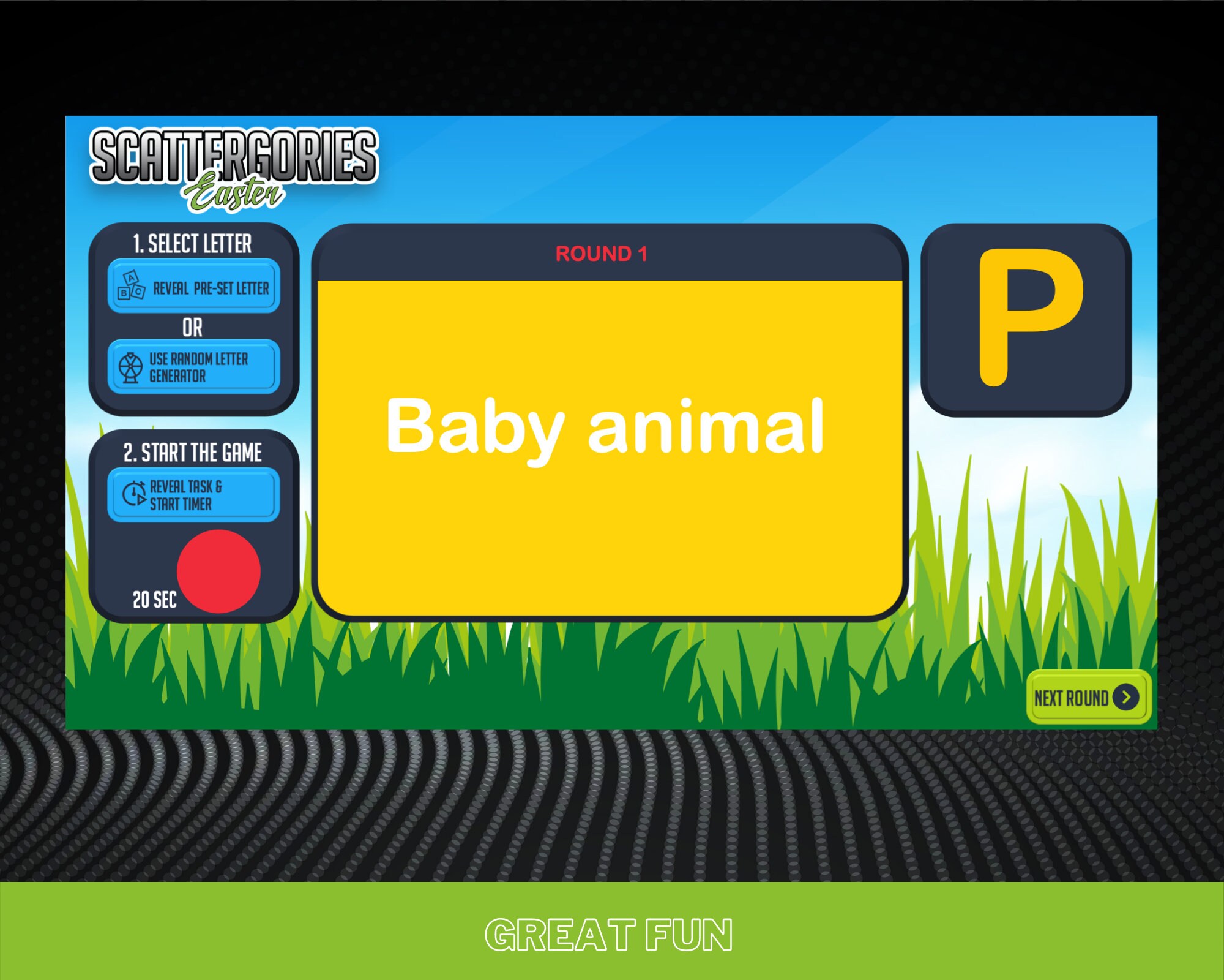 Scattergories Easter Game | Powerpoint Game | Party Game | Family Party ...