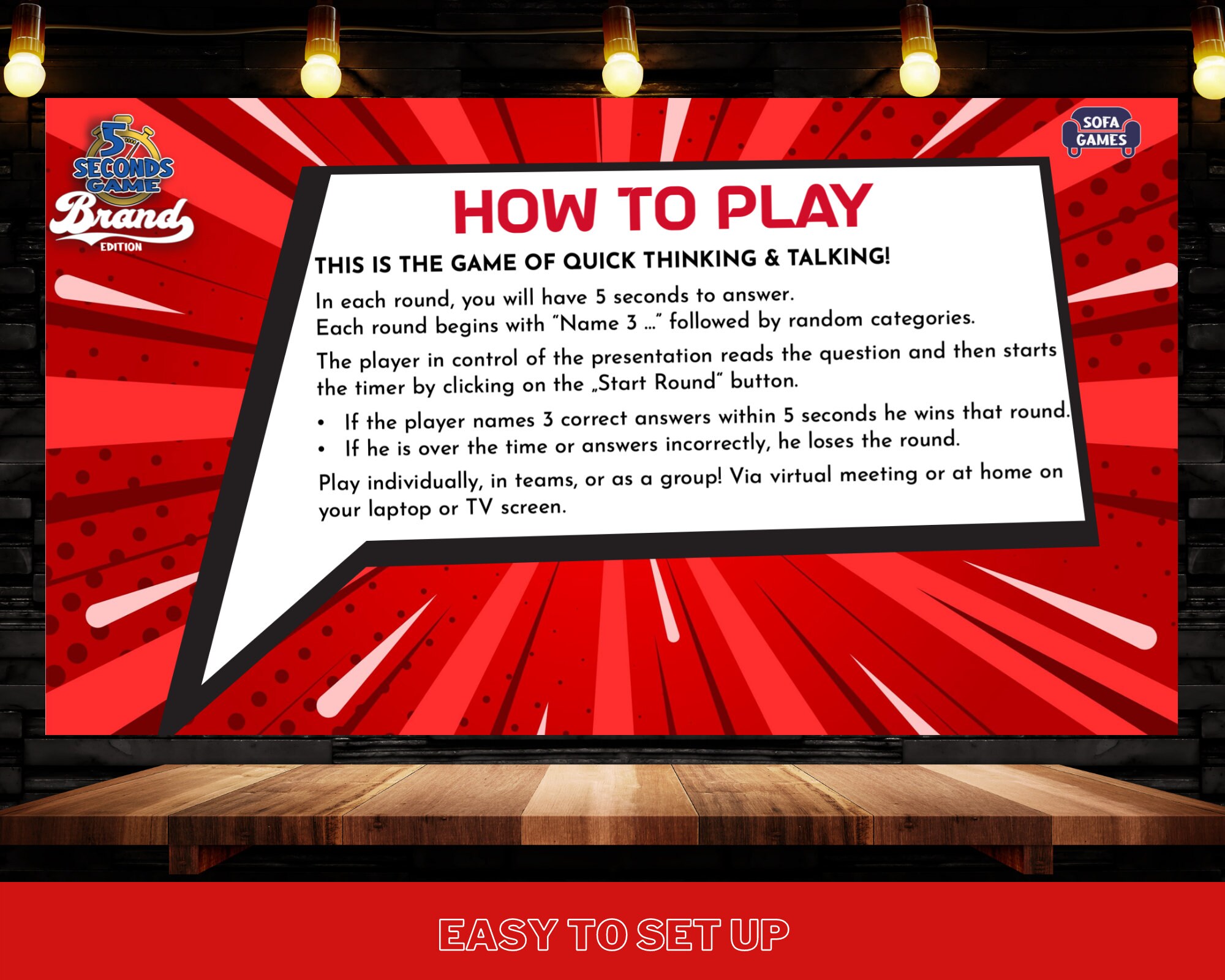 5 Seconds - BRANDS | 5 Second Rule Game | Powerpoint Game | Ice Breaker ...