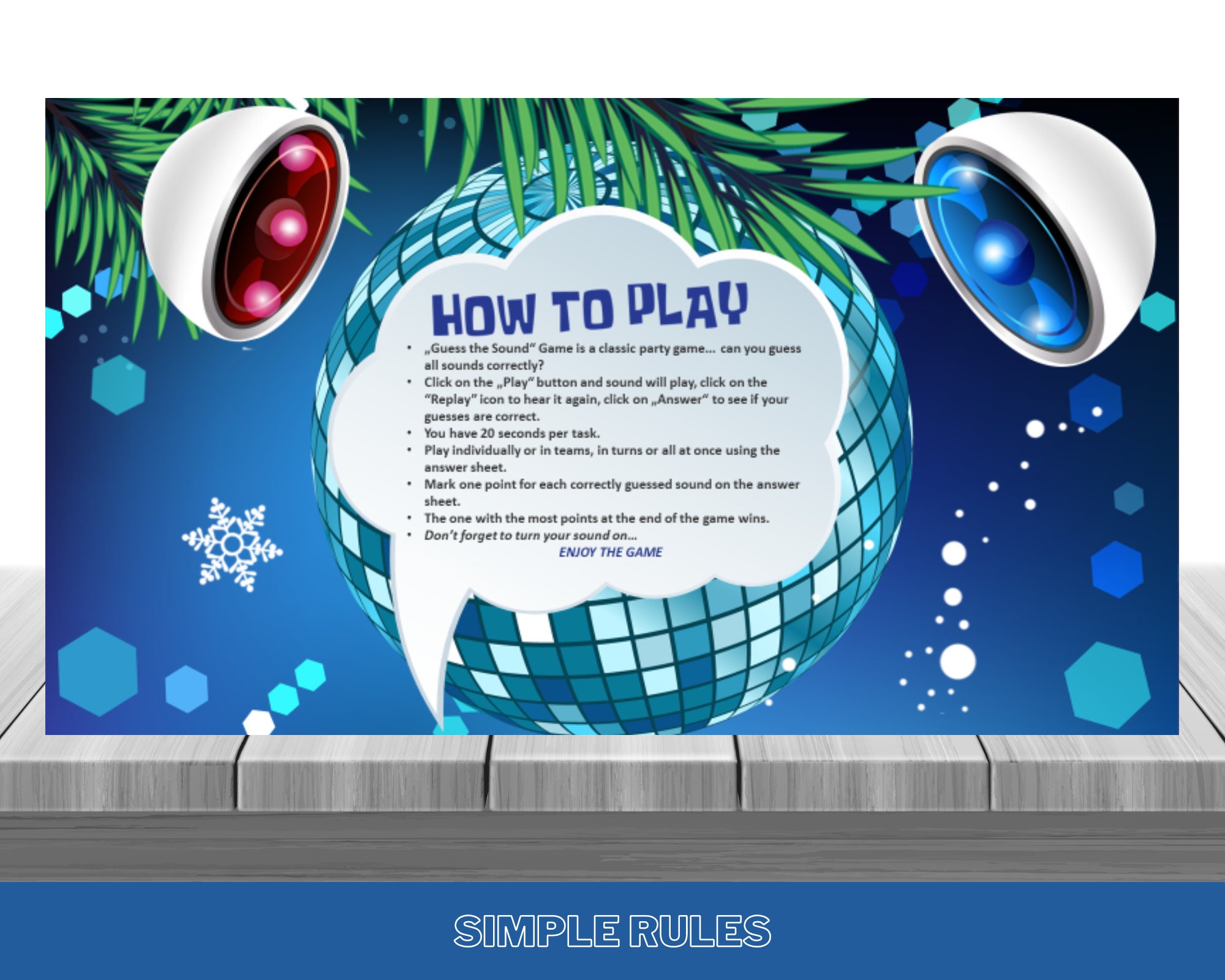 Guess the Christmas Sound | Powerpoint Game | Sound Quiz | Sound Game ...