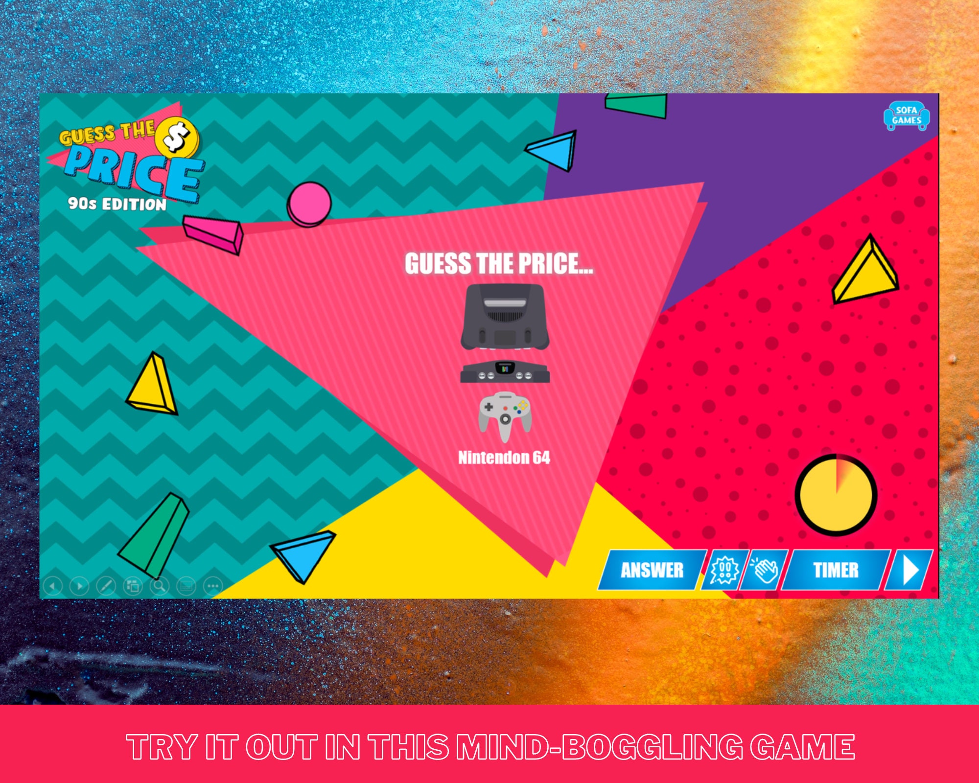 Guess the Price 90s Edition Powerpoint Party Game the Price is Right ...