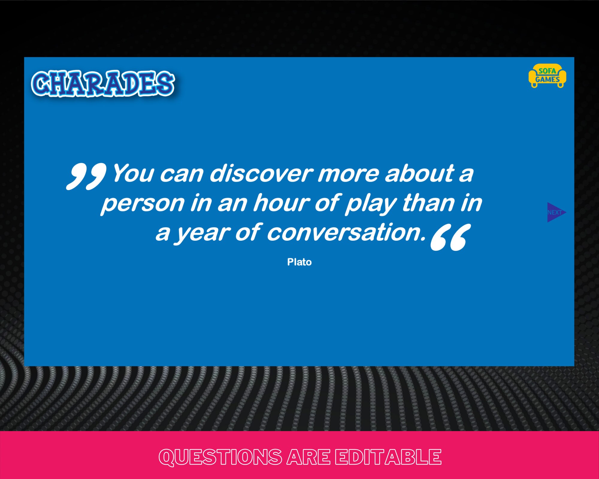 Charades Game Powerpoint Game Party Game Family Party Game Lockdown ...