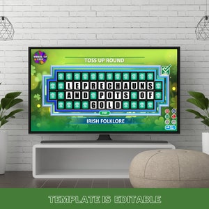 St Patrick's Day Wheel of Luck | Spin | Wheel Game | Spinning Wheel L ...