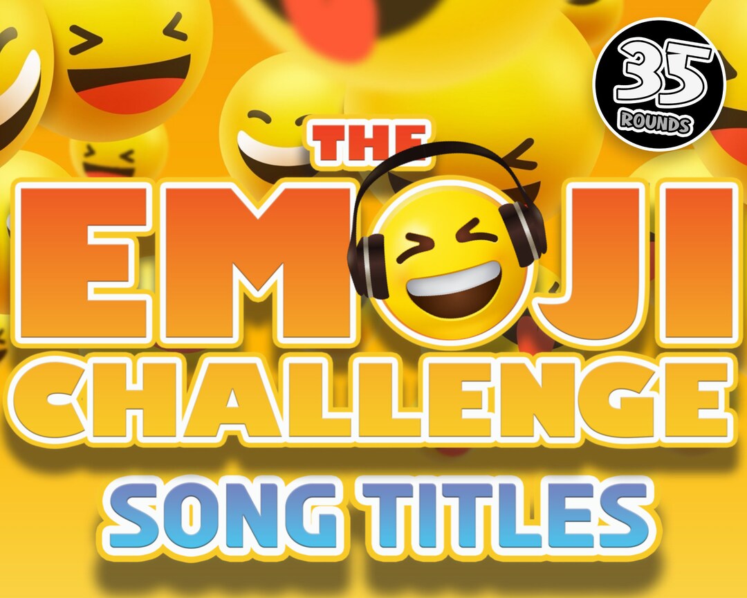 Emoji Challenge SONG TITLES | Party Game | Fun Virtual Quiz Perfect for ...
