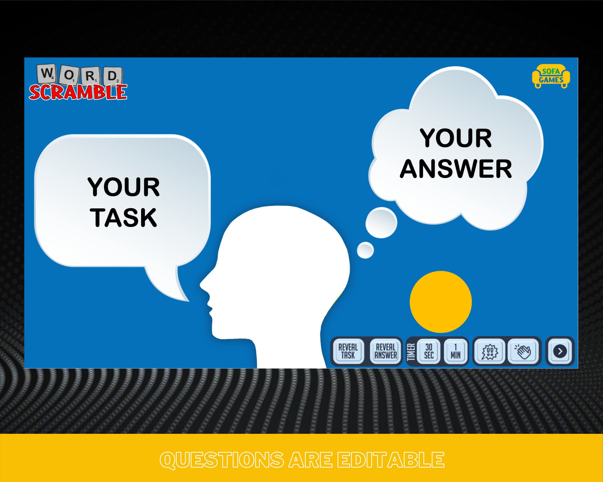 Word Scramble JUNIOR Jumble Anagram Game Powerpoint Game - Etsy