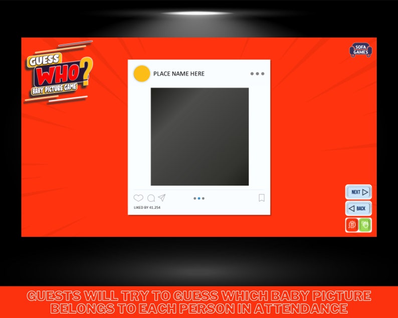 Guess Who | Baby Picture Game | Customizable Template | Powerpoint Game ...