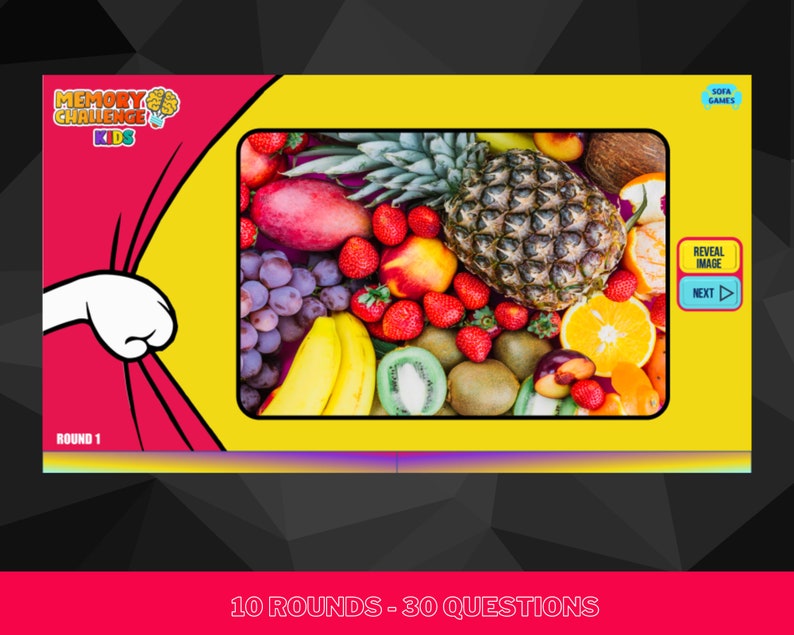 Memory Challenge KIDS | Picture Memory Game | Powerpoint Game | Games for Kids | Virtual Quiz ...