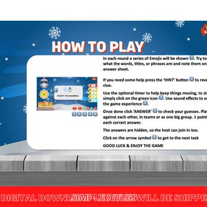 Emoji Challenge CHRISTMAS | Party Game | Fun Virtual Quiz Perfect for ...