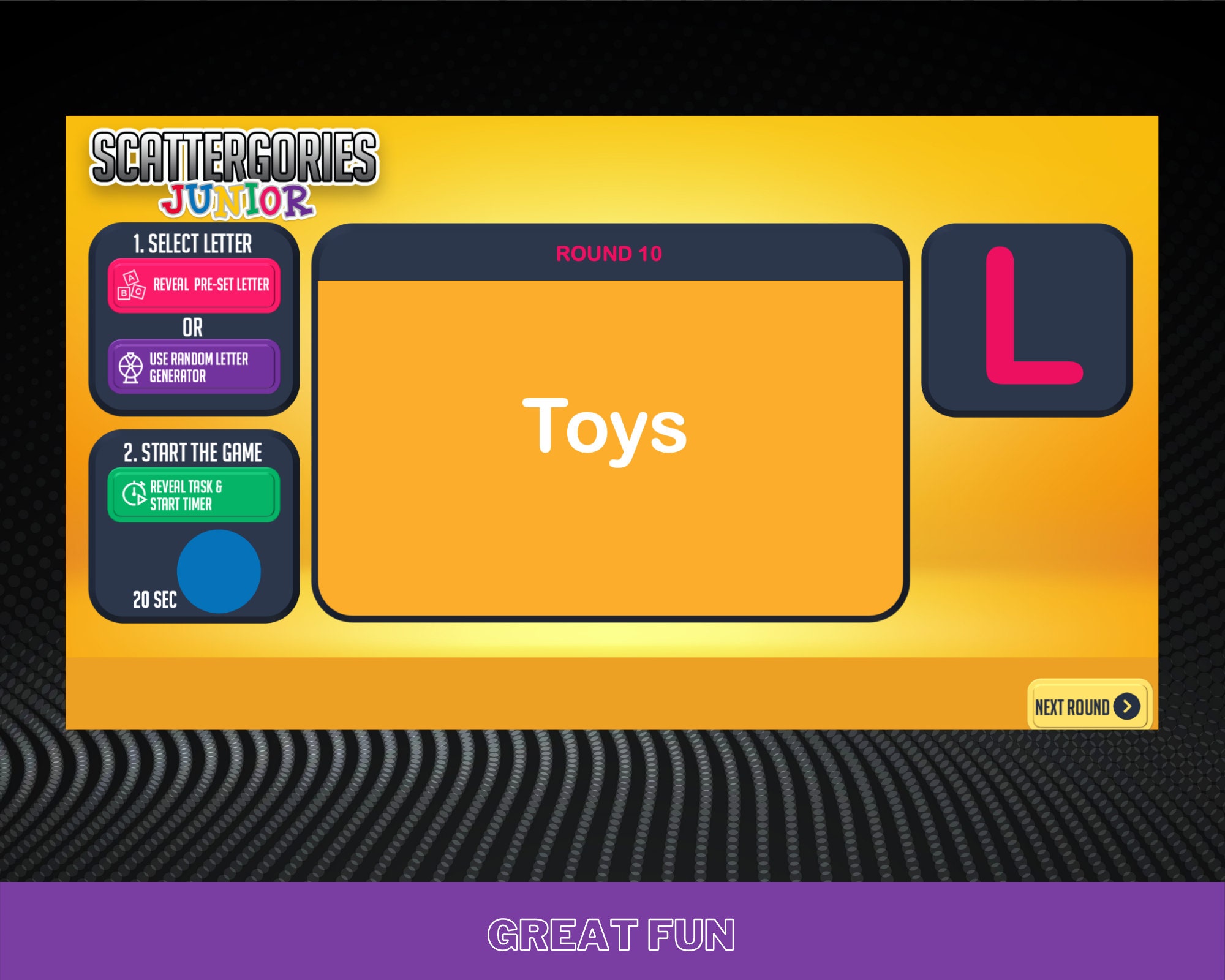 Scattergories JUNIOR Game | Powerpoint Game | Party Game | Family Party ...
