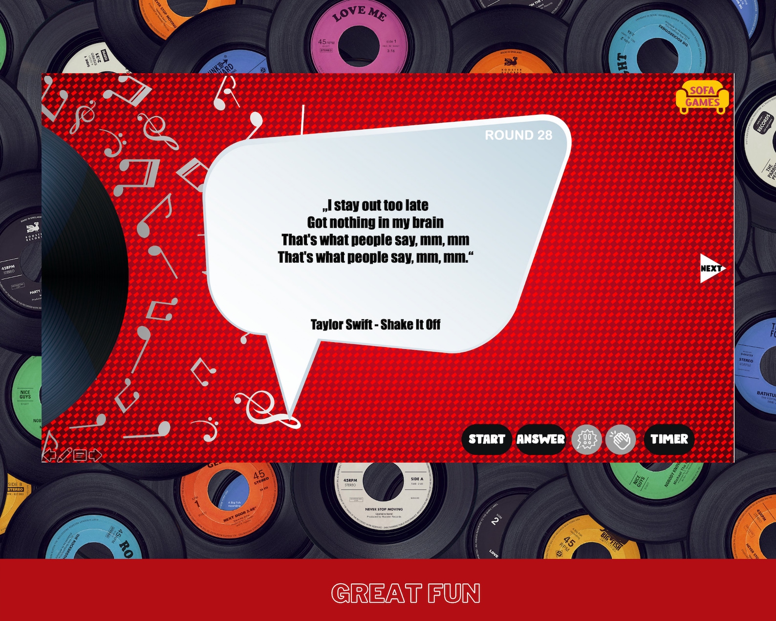 Guess the Song ORIGINAL Powerpoint Game Music Quiz Lyrics Game Song ...