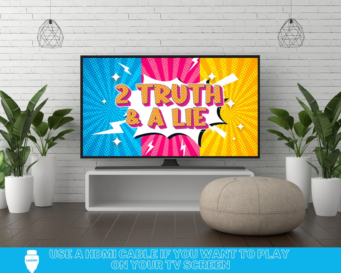 2 Truth and a Lie | Powerpoint Game | Pub Quiz | Party Game | Family ...