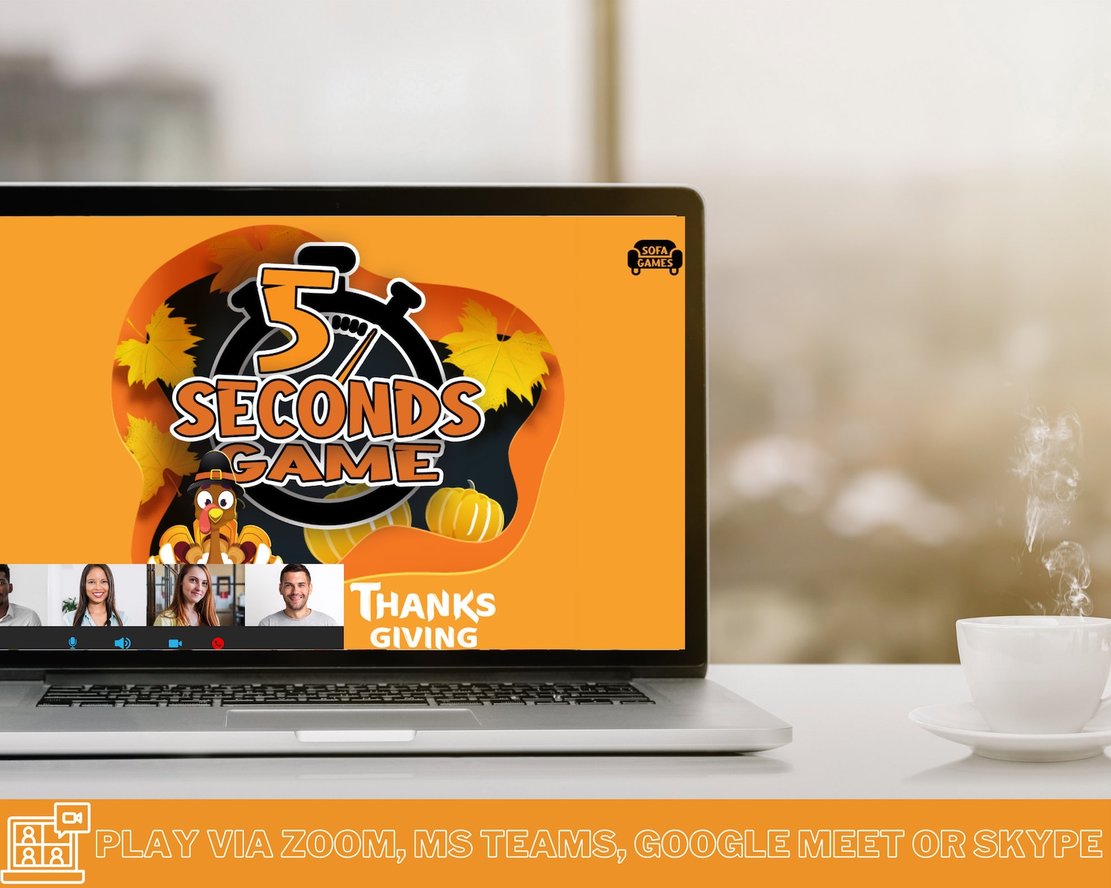 5 Seconds THANKSGIVING | 5 Second Rule Game | Powerpoint Game | Family ...