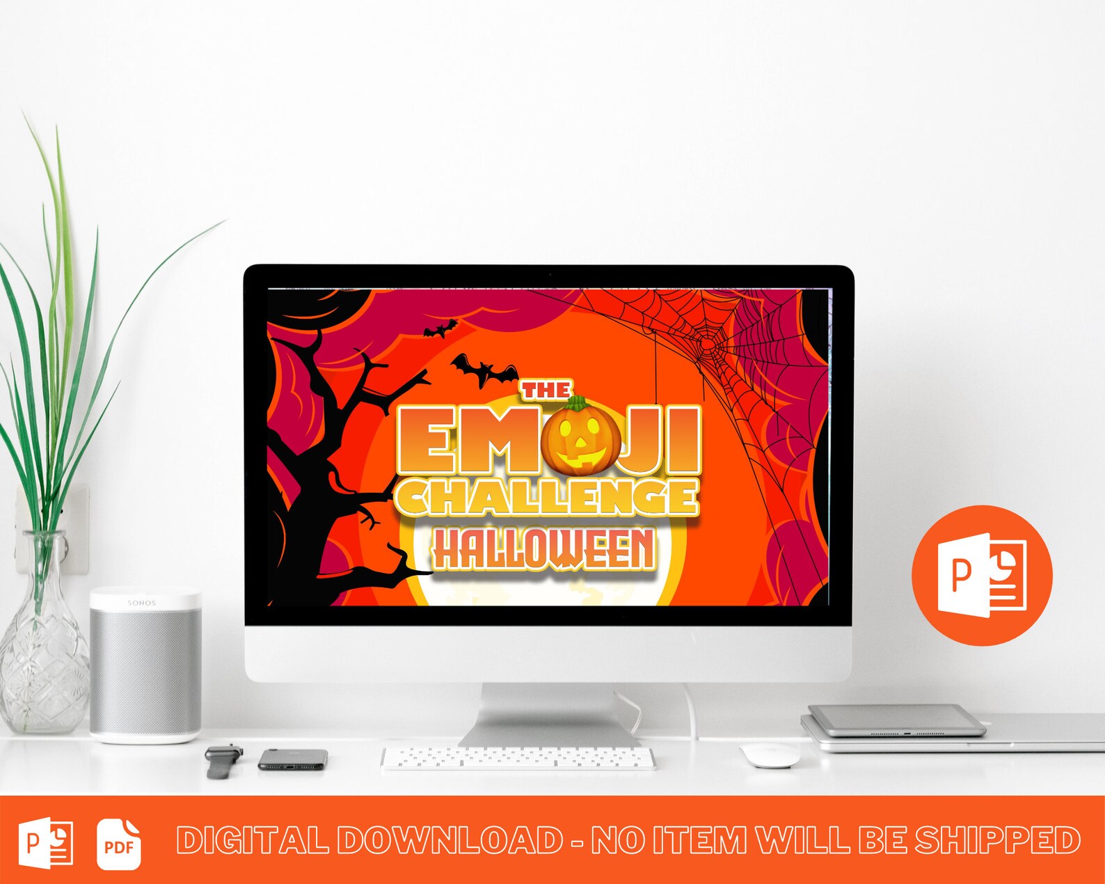 Emoji Challenge HALLOWEEN Party Game Fun Virtual Quiz - Etsy