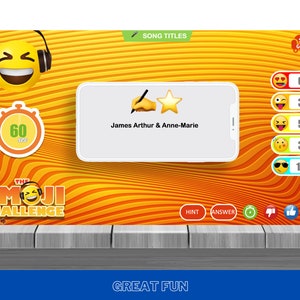 Emoji Challenge SONG TITLES | Party Game | Fun Virtual Quiz Perfect for ...