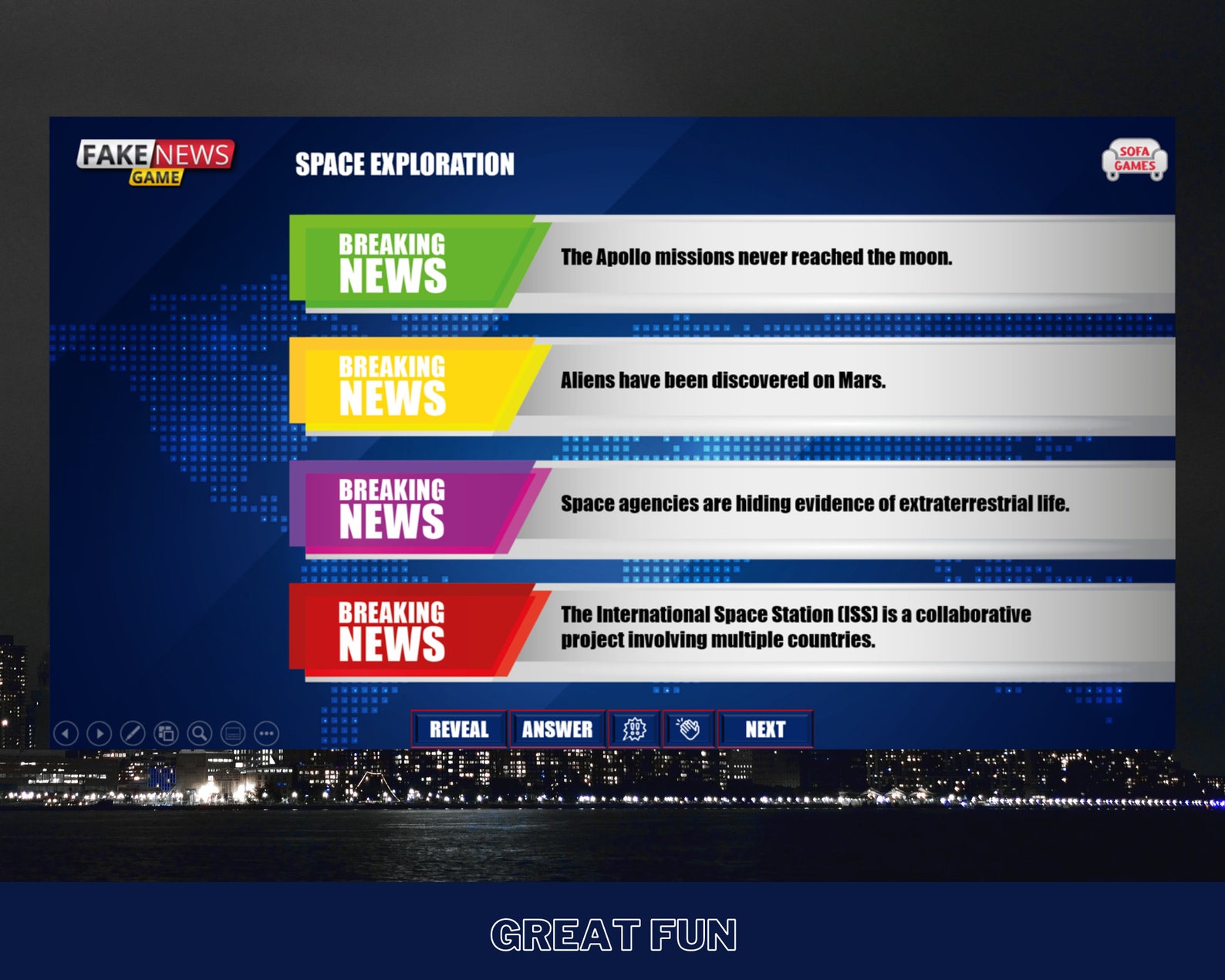 Fake News Game | Powerpoint Game | Family Party Game | Mac & PC - Etsy