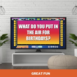 Birthday Jeoparty | Powerpoint Game | Game for Zoom | Birthday Game ...