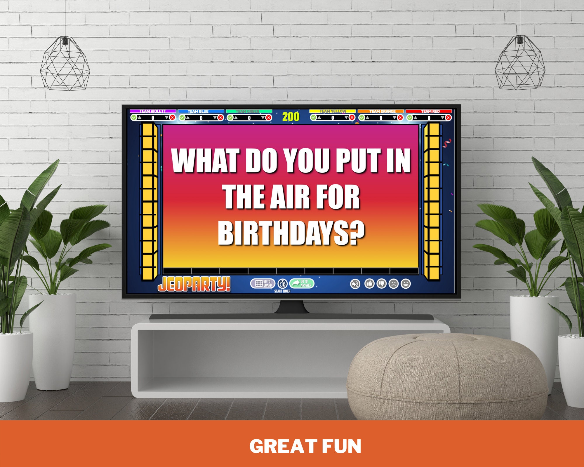 Birthday Jeoparty | Powerpoint Game | Game for Zoom | Birthday Game ...