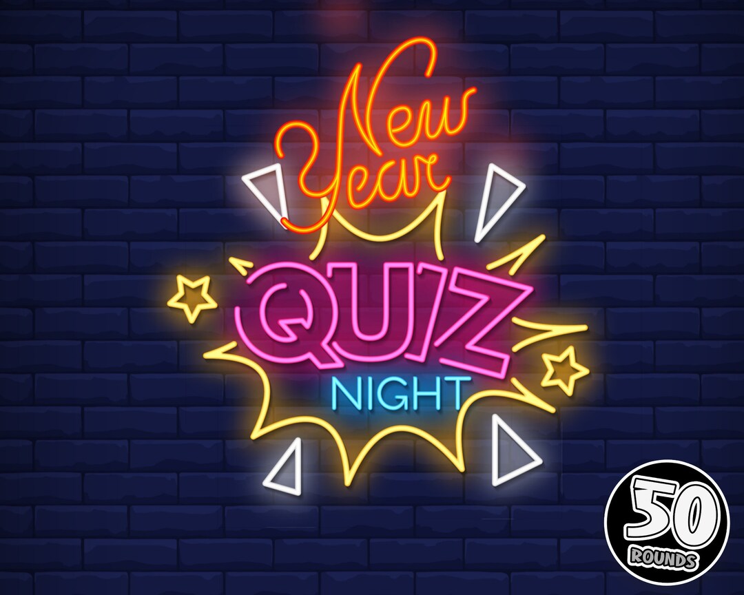 NEW Year's Quiz | Virtual Powerpoint Quiz for Zoom | New Year Party ...