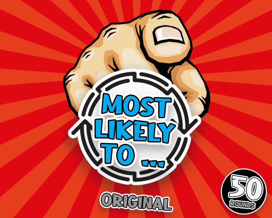 Most Likely to - ORIGINAL | Party Games for Adults | Virtual Party Game ...