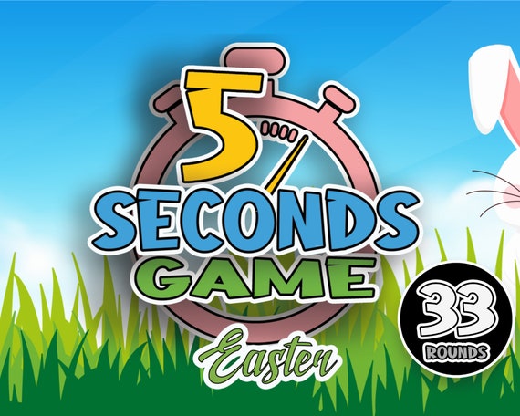 5 Seconds Game EASTER 5 Second Rule Game Powerpoint Game | Etsy