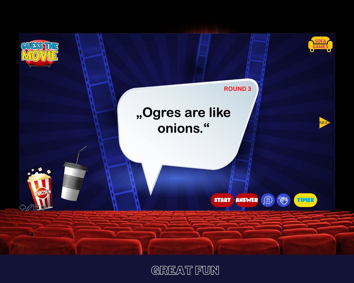 Guess the Movie ORIGINAL Powerpoint Game Movie Quiz Lyrics Game Movie ...