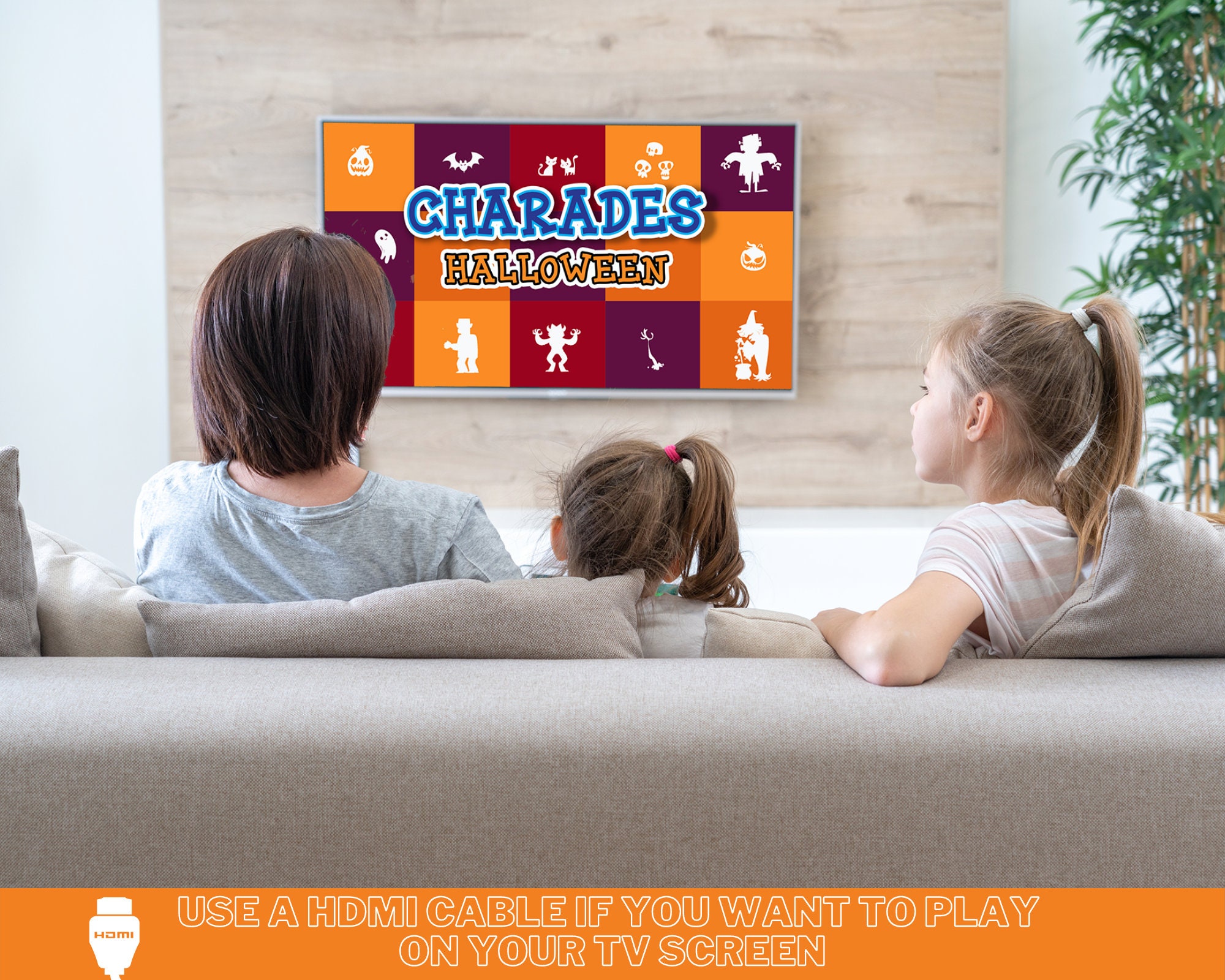 Charades HALLOWEEN Game Powerpoint Game Party Game | Etsy