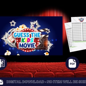 Guess the Kid's Movie | Powerpoint Game | Family Party Game | Kids ...