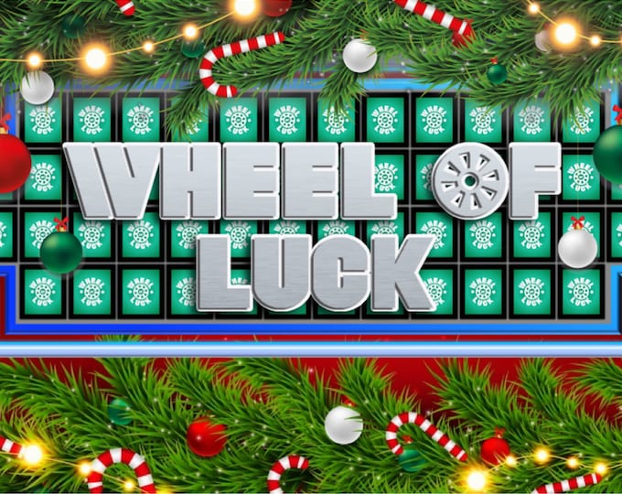 Wheel of Christmas Powerpoint Game || Christmas Wheel of Fortune Game ...