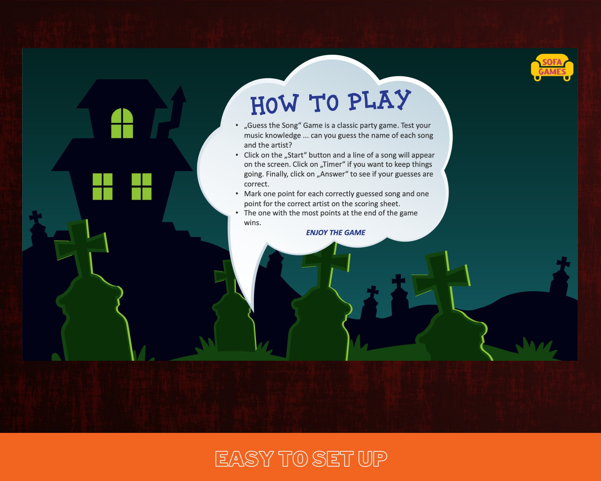 Guess the Song HALLOWEEN | Powerpoint Game | Music Quiz | Lyrics Game ...