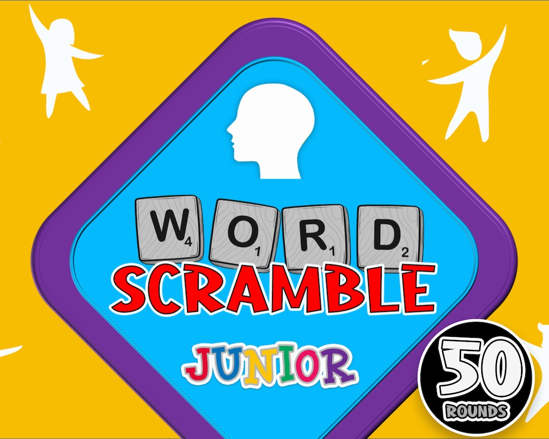 Word Scramble JUNIOR Jumble Anagram Game | Powerpoint Game | Party Game ...