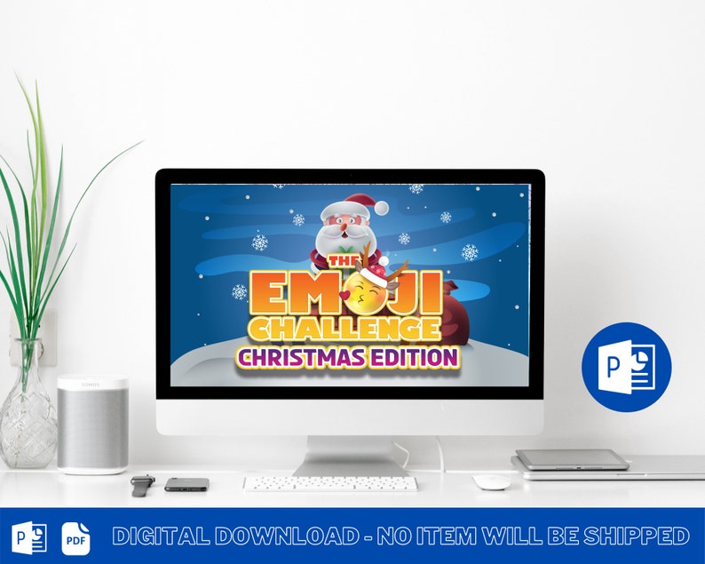 Emoji Challenge CHRISTMAS Party Game Fun Virtual Quiz Perfect for ...