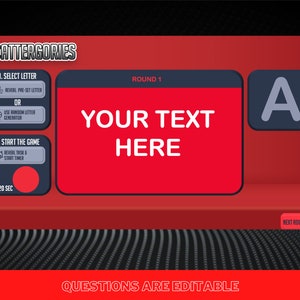 Scattergories ORIGINAL Game | Powerpoint Game | Party Game | Family ...