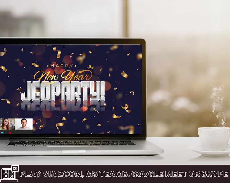 New Year Jeoparty | Powerpoint Game | New Year's Eve Game for Zoom ...