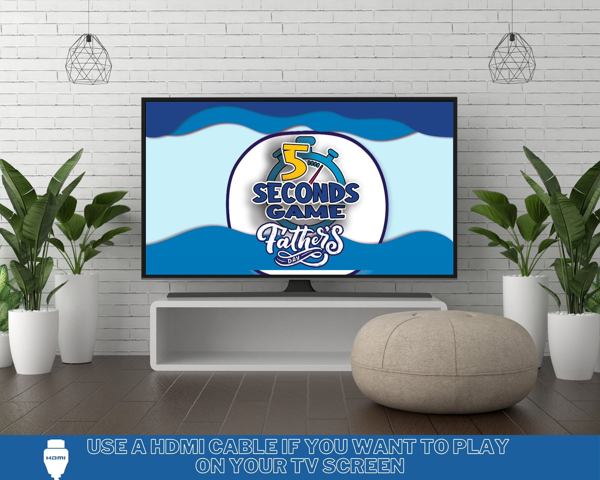 5 Seconds Father's Day 5 Second Rule Game Powerpoint Game Family Party ...