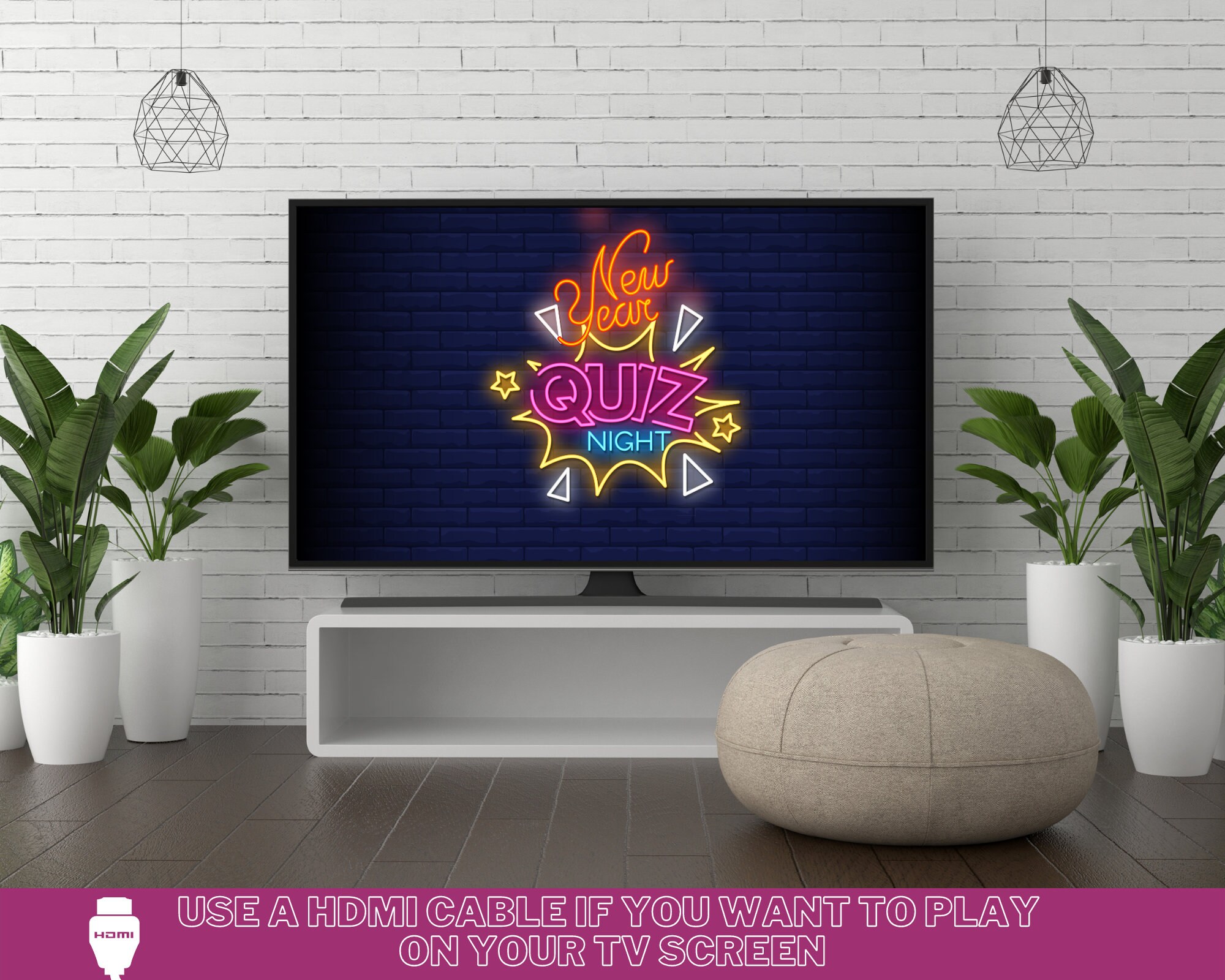 NEW Year's Quiz | Virtual Powerpoint Quiz for Zoom | New Year Party ...