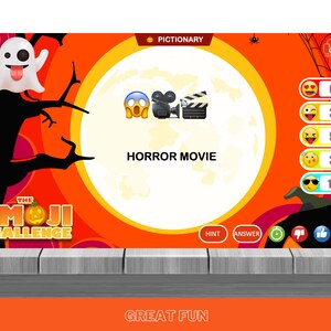 Emoji Challenge HALLOWEEN | Party Game | Fun Virtual Quiz Perfect for ...