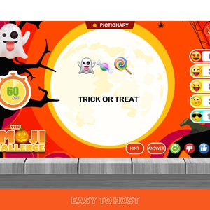 Emoji Challenge HALLOWEEN | Party Game | Fun Virtual Quiz Perfect for ...