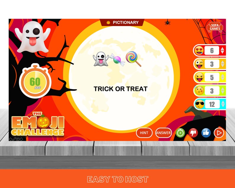 Emoji Challenge HALLOWEEN | Party Game | Fun Virtual Quiz Perfect for ...