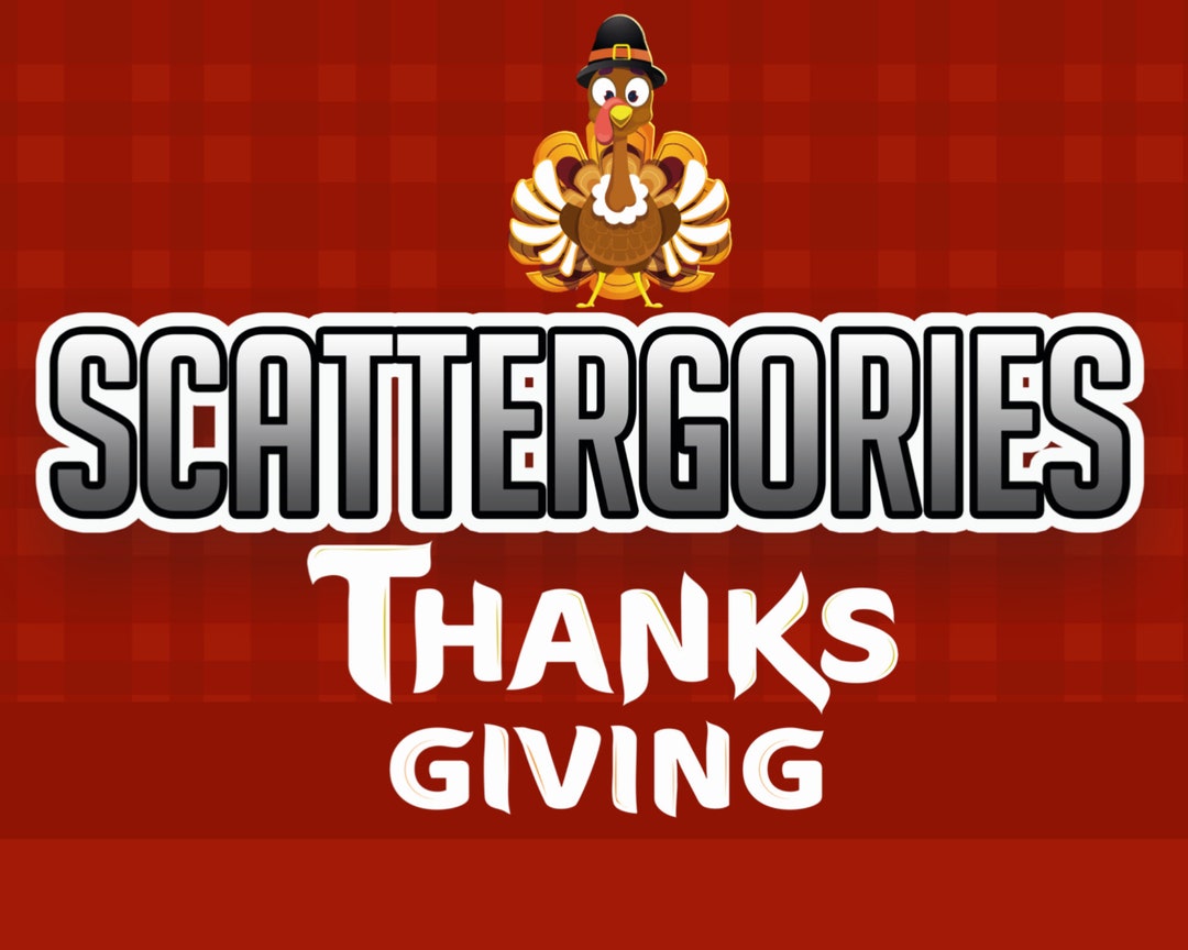 Scattergories Thanksgiving Game | Powerpoint Game | Party Game | Family ...