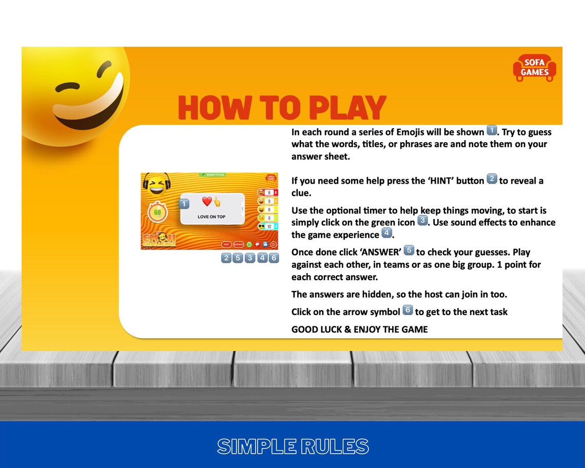 Emoji Challenge SONG TITLES Party Game Fun Virtual Quiz Perfect for ...