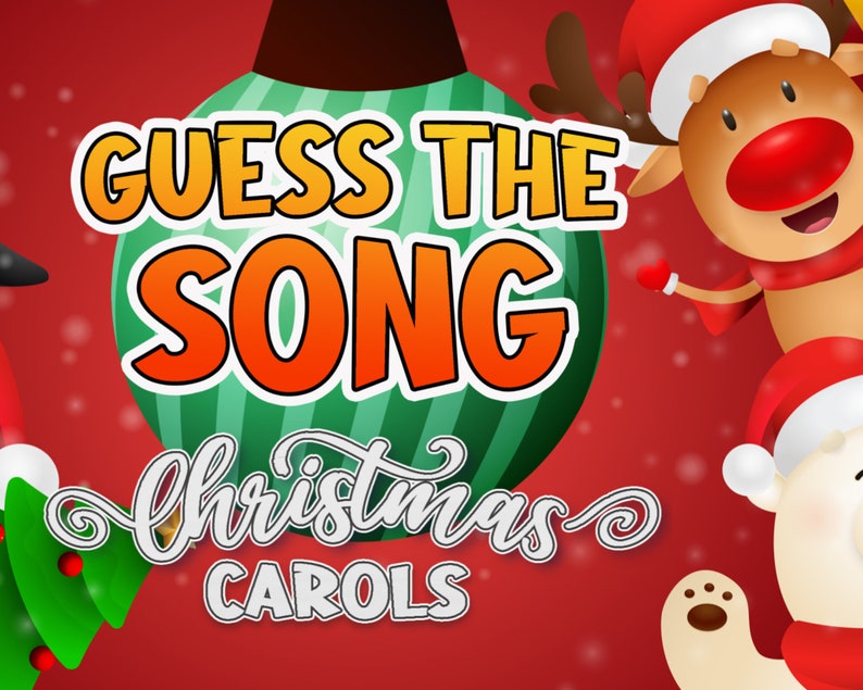 Guess the Song CHRISTMAS CAROLS | Powerpoint Game | Music Quiz | Lyrics ...
